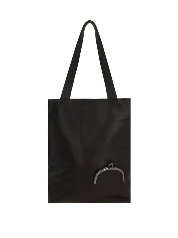 Yohji Yamamoto Clasp Tote S - Black