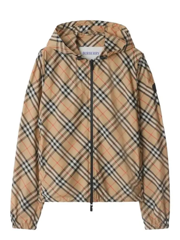 Burberry Salcombe Check Hooded Jacket - No