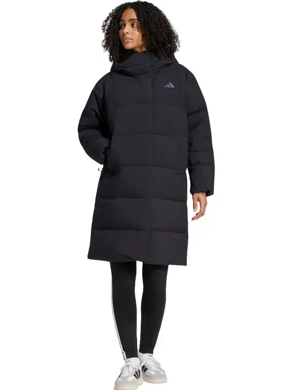 Adidas Helionic Down Puffer Coat - Black