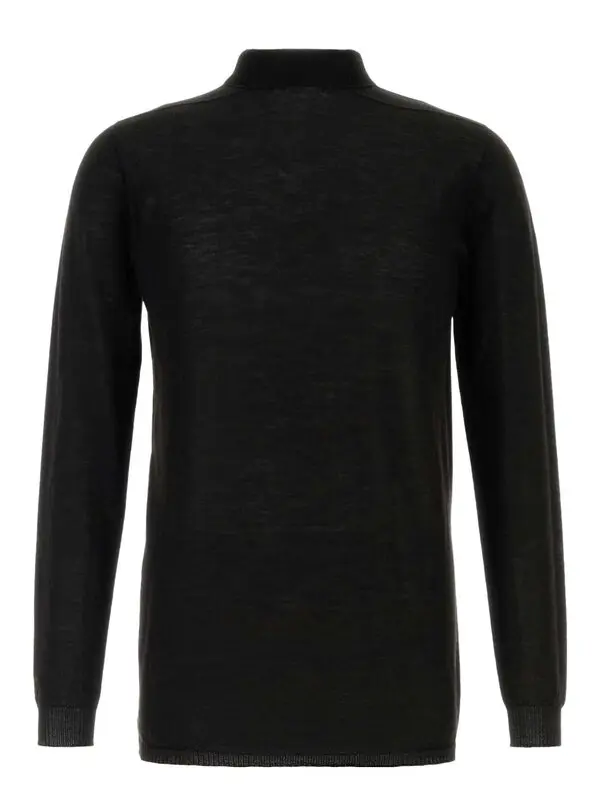 Rick Owens Long Sleeve Turtleneck Jumper - Black
