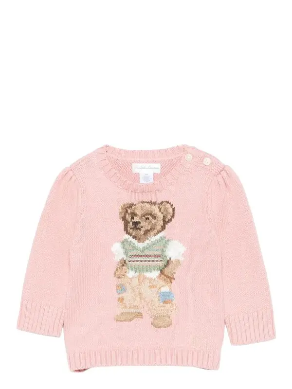 Polo Ralph Lauren Polo Bear Round-neck Sweater - Pink
