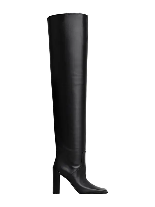 Alaïa Square-toe Boots - Black