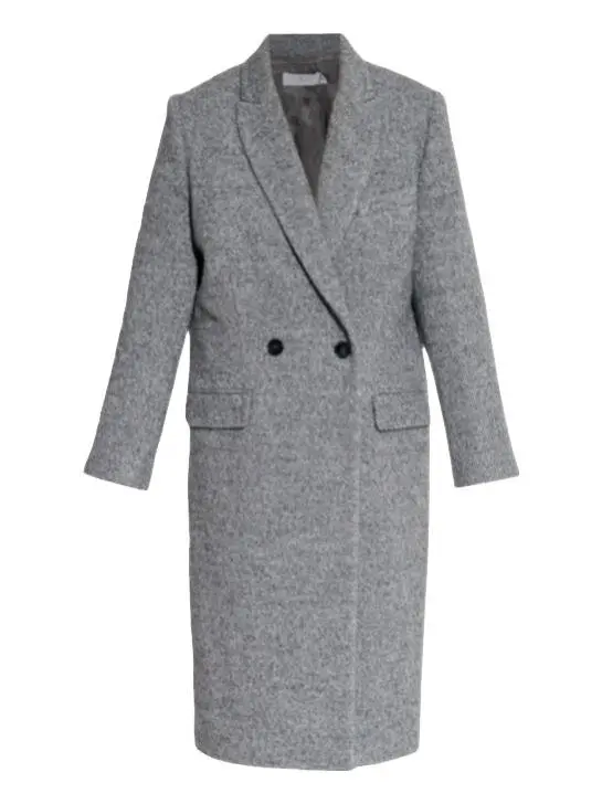 IRO PARIS Arianna Double-breasted Coat - Grey