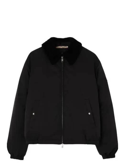 Burberry Farnborough Insulated Bomber Jacket - Black