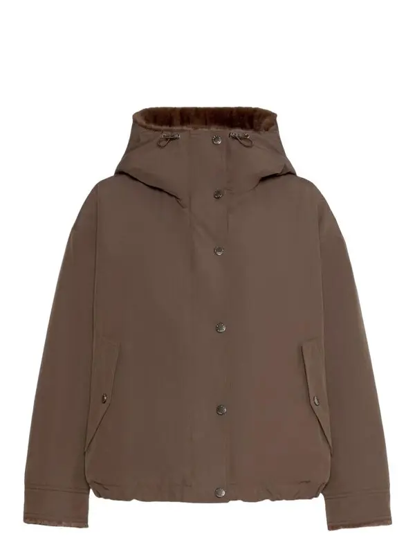Max Mara Water-repellent Canvas Jacket - Brown
