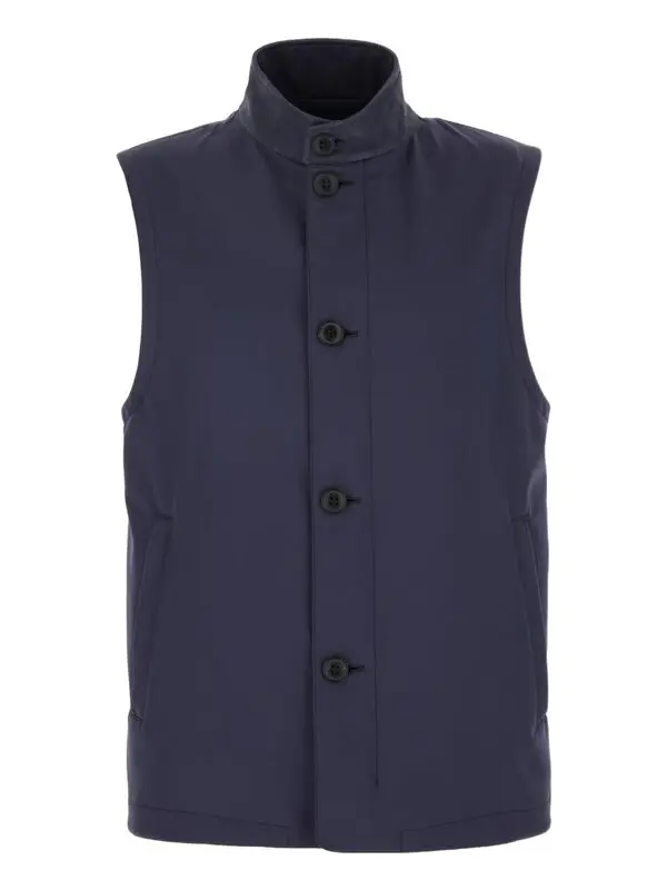 Zegna Single-breasted Vest - Blue
