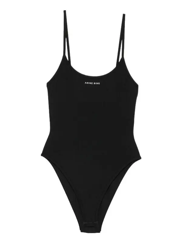 ANINE BING Sleeveless Bodysuit - Black