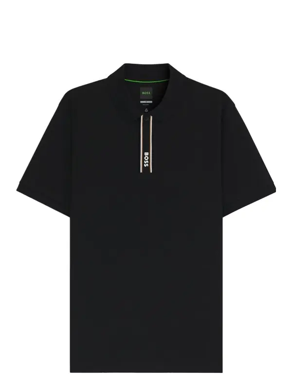 Hugo Boss Cotton Polo Shirt - Black