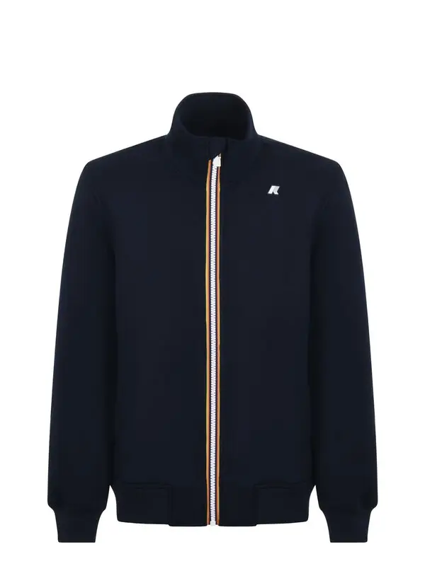 K-WAY Logo Patch Jacket - Black