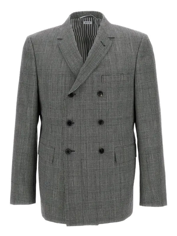 Thom Browne Double-breasted Tailored Blazer - Grey