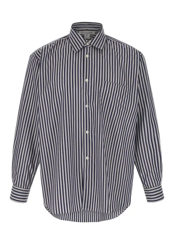 Comme Des Garçons Long-sleeved Shirt - Gray