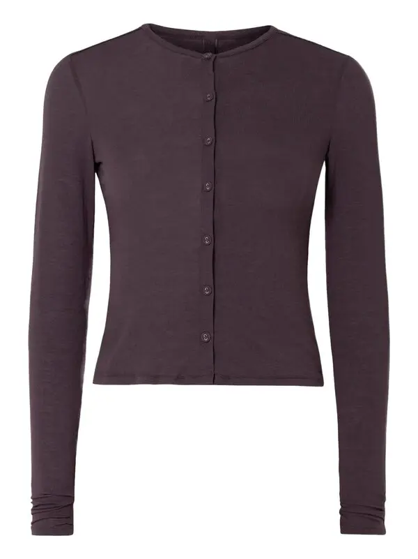 SKIMS Button-down Knitwear - Black