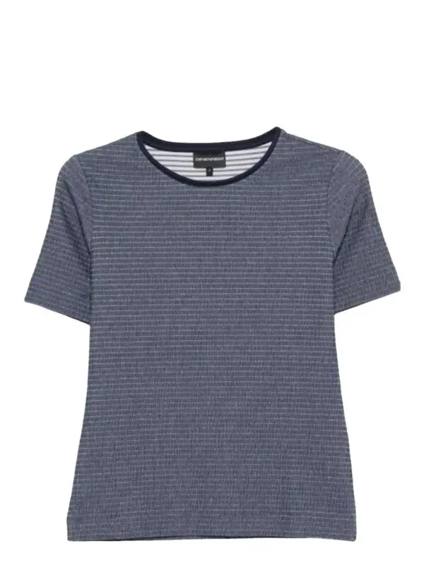 Emporio Armani Textured T-shirt - Gray