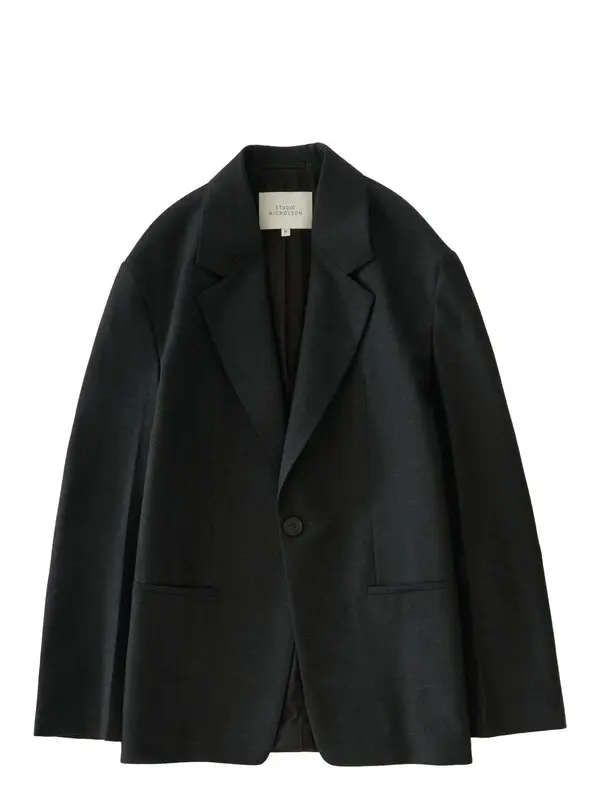 Studio Nicholson Fenn Single-breasted Blazer - Flint