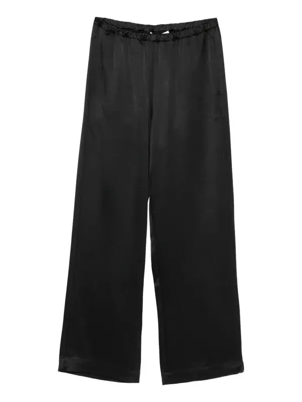 RÓHE Elastic-waist Casual Trousers - Black