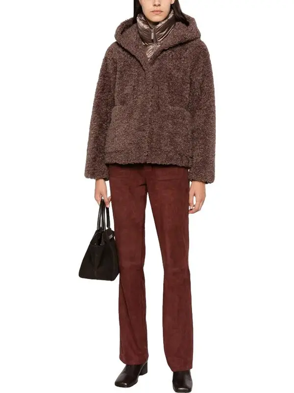 Ba&sh Mid Rise Flared Trousers - Brown