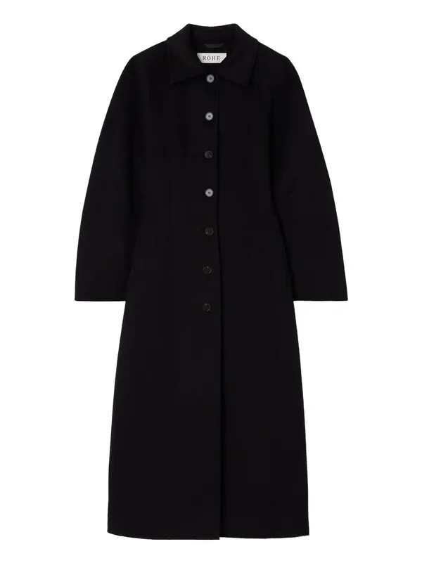 RÓHE Long-sleeved Single-breasted Coat - No