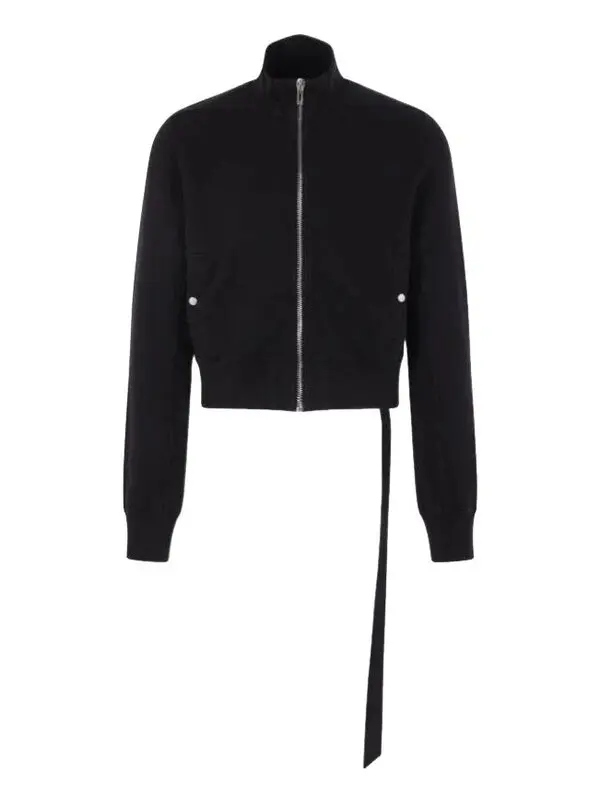 Rick Owens Zip-up Sweater - Black