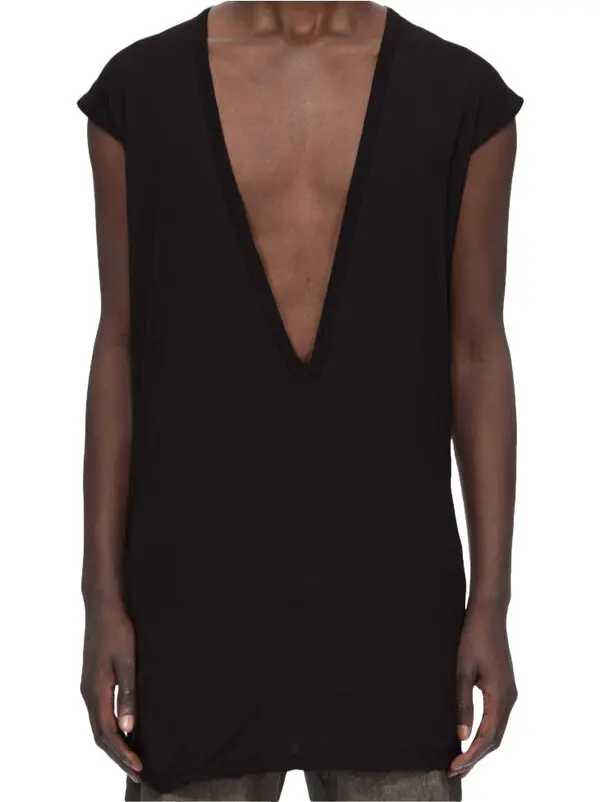 Rick Owens Dylan V-neck T-shirt - Black