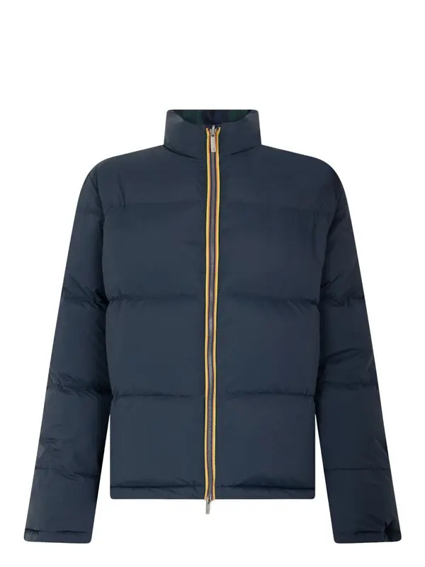 K-WAY Double-sided Down Jacket - Blue/green