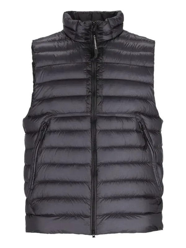 C.P. COMPANY Quilted Down Gilet - Navy