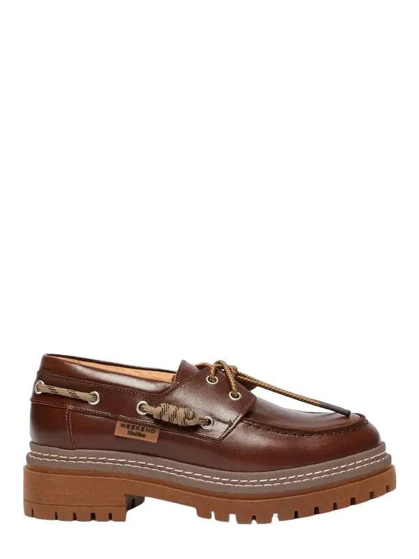 Max Mara Round-toe Loafers - Brown
