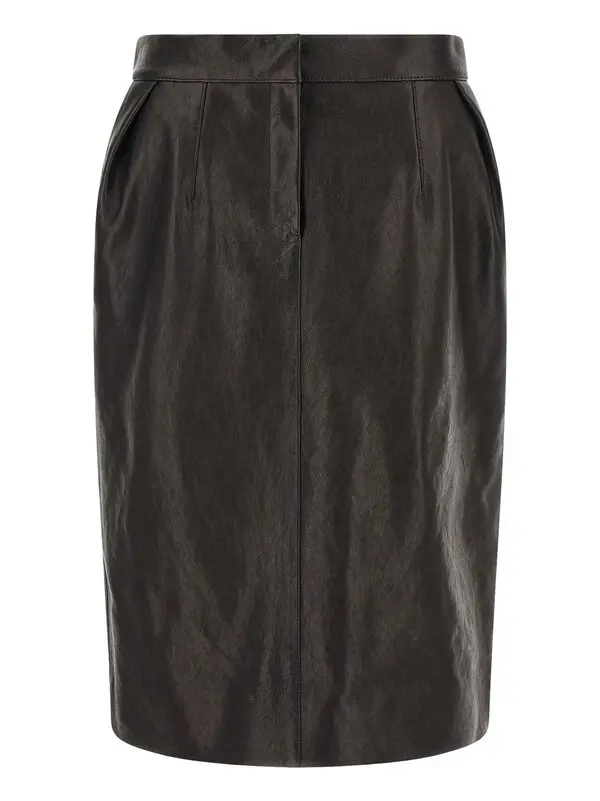 Magda Butrym 28' Skirt - Black