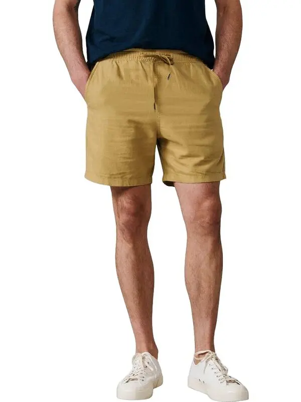 Aubin Whithorn Drawstring Short - Sand