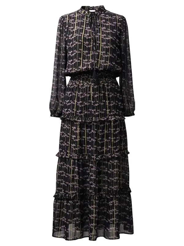 NOOKI DESIGN Hudson Dress Multi - Blue