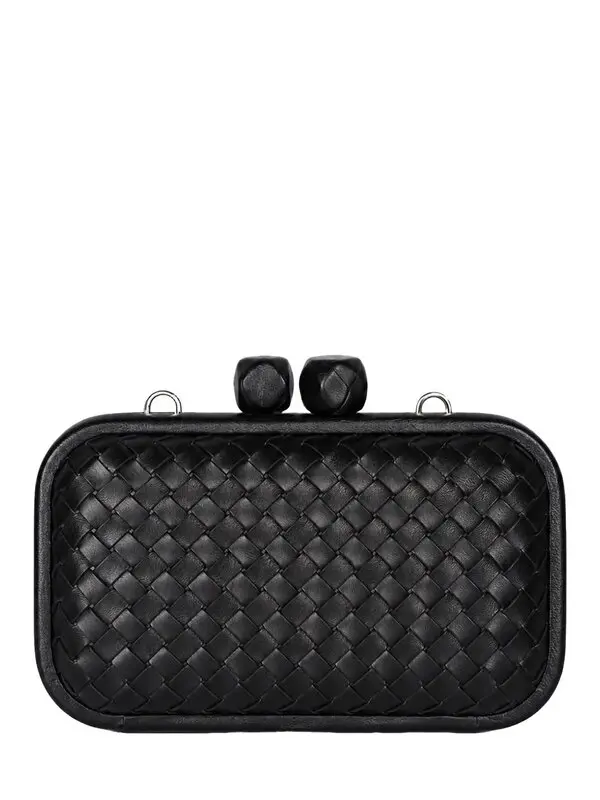 F3ROG BY RANA Woven Crossbody Kukki Clutch - Black