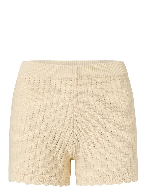 ROAME Tilly Cotton Shorts - Ivory
