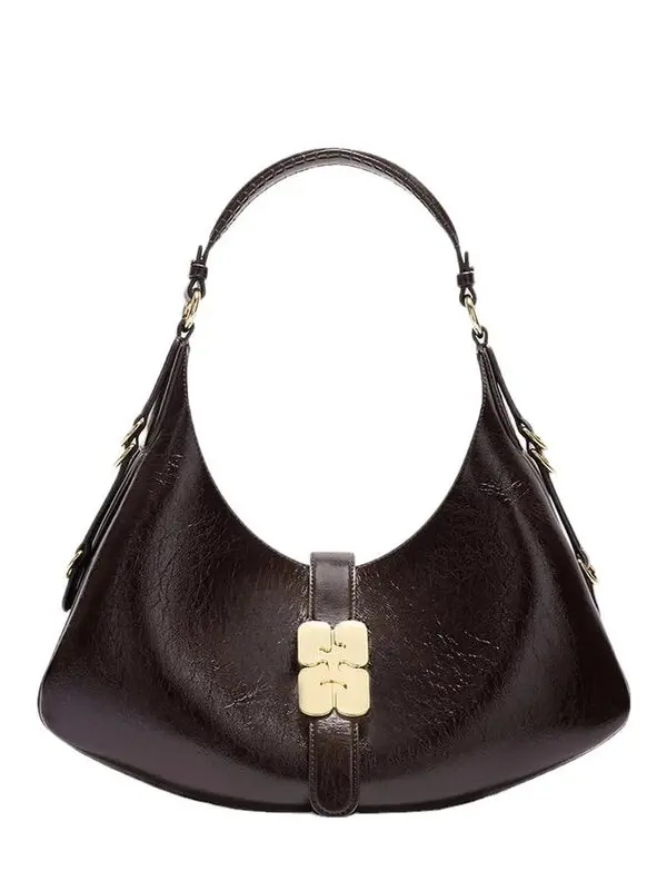 GANNI Shoulder Bags - Brown