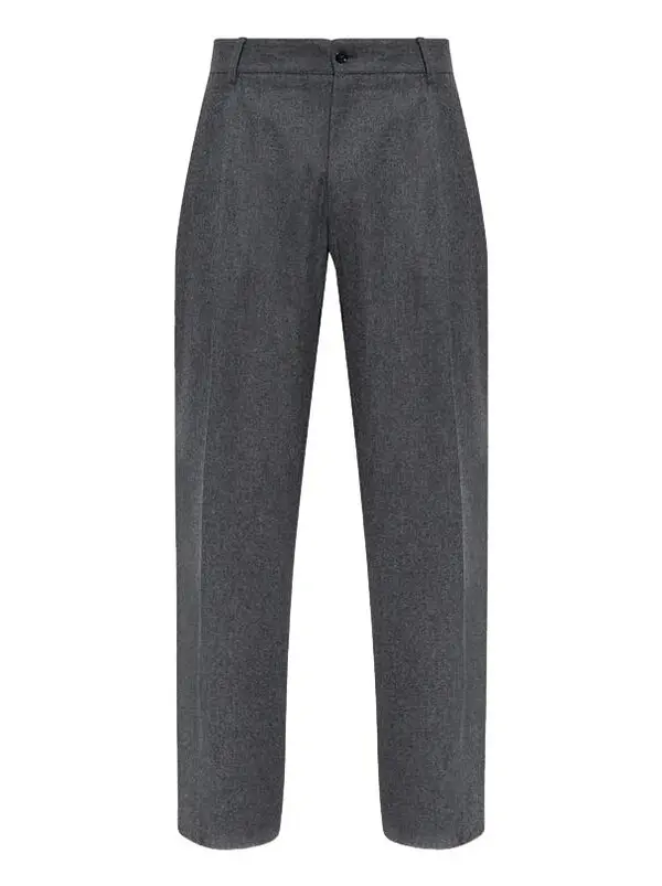 Dolce & Gabbana Grey Trousers Tailored Trousers - Gray