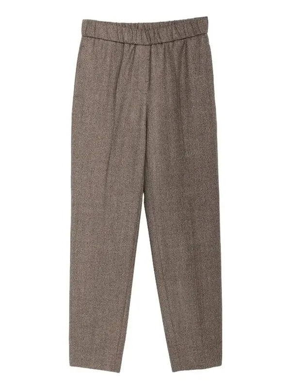 Peserico Trousers Tapered Trousers - Brown