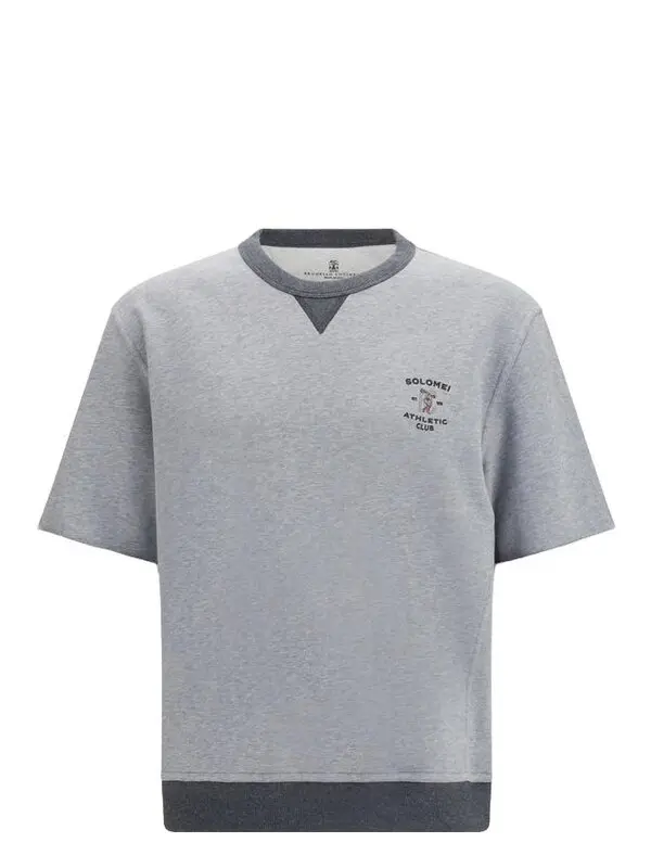 Brunello Cucinelli Grey T-shirts & Vests T-shirts - Gray