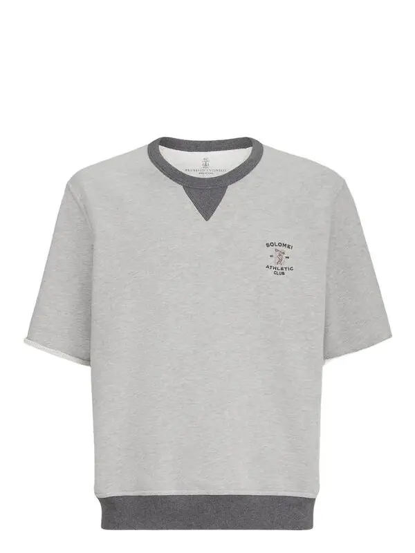 Brunello Cucinelli Grey T-shirts & Vests T-shirts - Gray