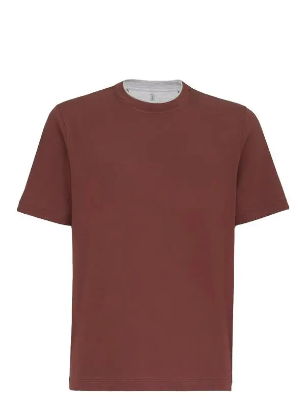 Brunello Cucinelli T-shirts & Vests T-shirts - Brown