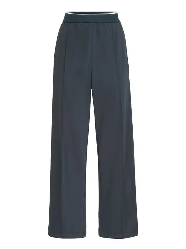 Brunello Cucinelli Trousers Track Pants - Blue