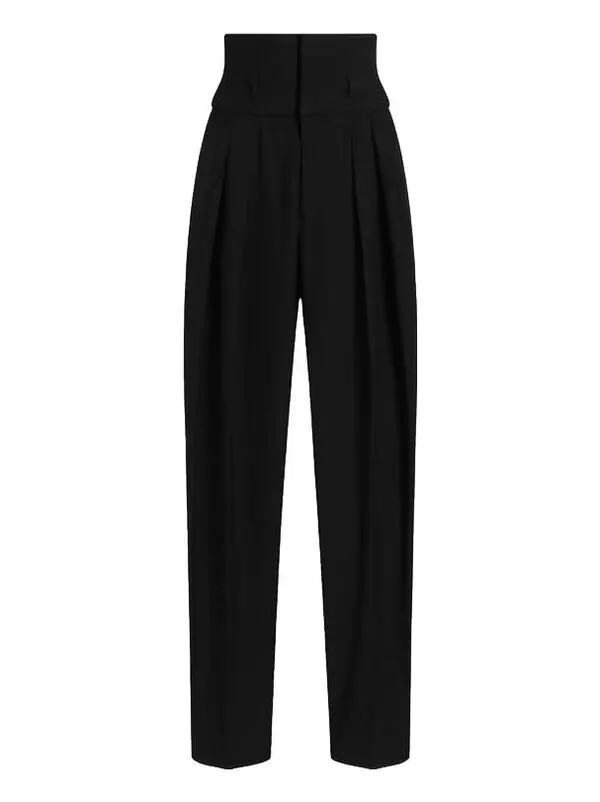 Dolce & Gabbana Trousers High-waisted Trousers - Black