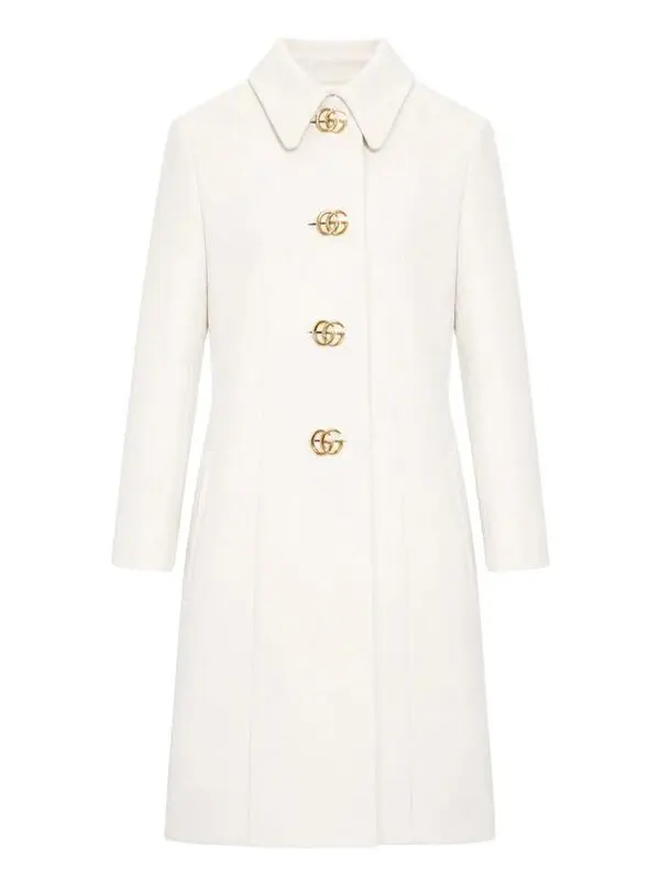Gucci Neutrals Coats - Cream