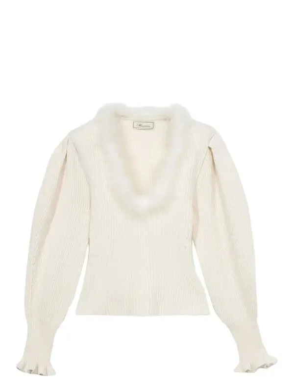 Blumarine Knitwear Jumpers - White