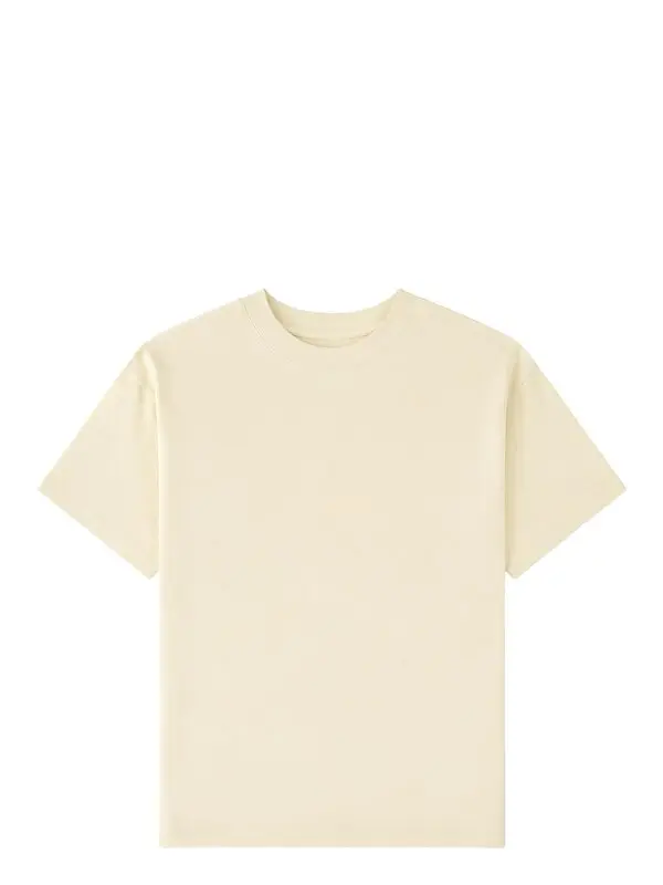 Fear Of God T-shirt In Misto Cotone - Ivory