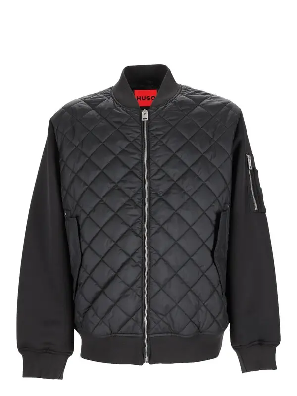 Hugo Giubbotto "bilaro" Idrorepellente - Black