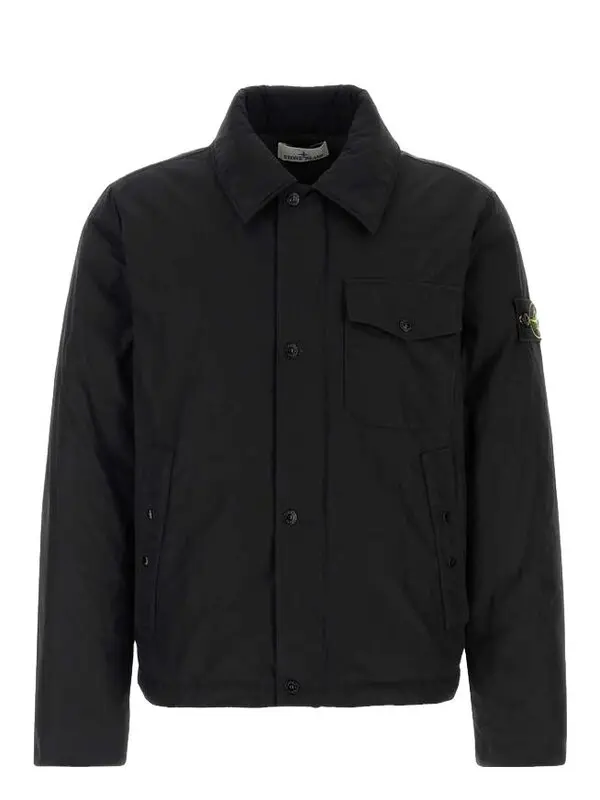 Stone Island Jackets Shirt Jackets - Black