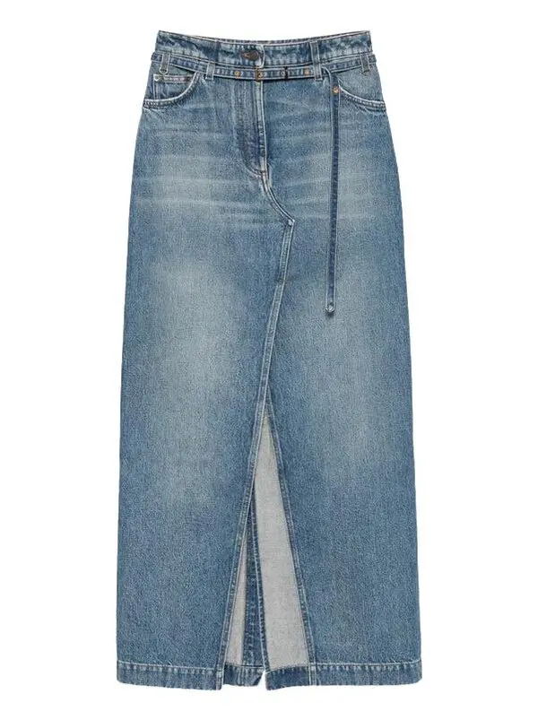 Dries Van Noten Skirts Straight Skirts - Blue