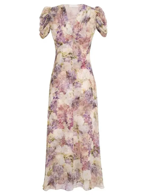 Zimmermann Lyrical Pleated Dress - Nude