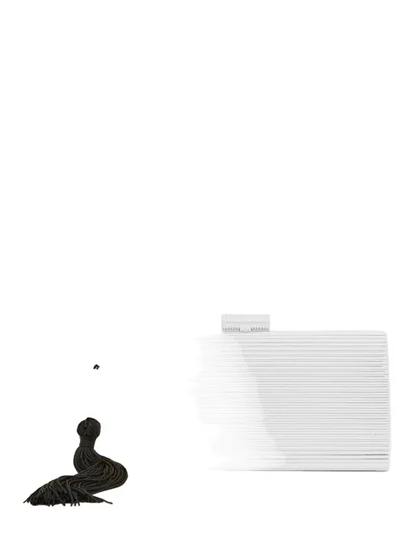 Retrofete Amber Clutch - Silver