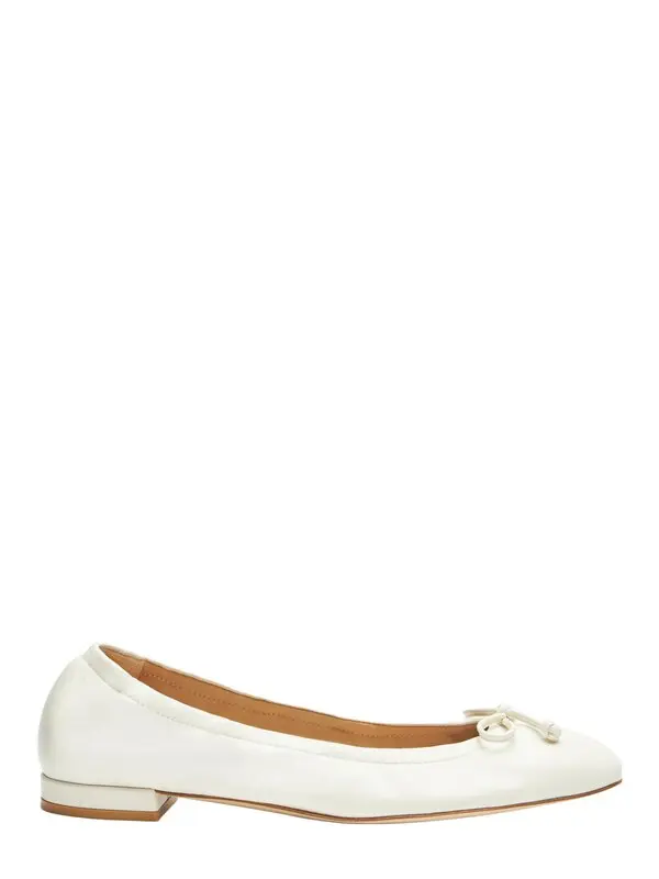 STUART WEITZMAN Bria Ballet Flats - Cream