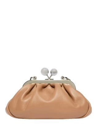 Max Mara Extra-small Pasticcino Bag In Shiny Sheepskin - Nudo