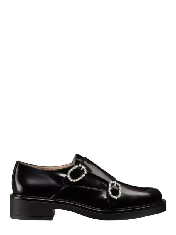 STUART WEITZMAN Buckled Loafers - Black